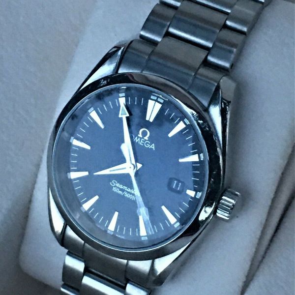 ***Omega Seamaster Aqua Terra, Ref.2518.50.00, ETA Swiss Quartz, 36.2mm ...