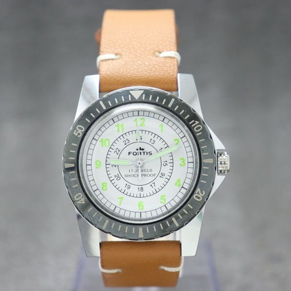 Fortis Diver Style (Fixed Bezel) Swiss Hand Winding Movement FHF ST96 ...