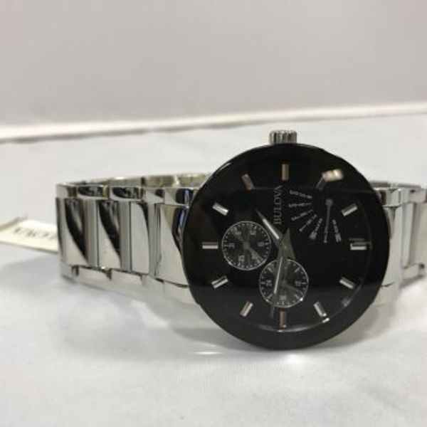 Bulova Men's Futuro Retrograde Date Stainless Steel Watch - 96C105 MSRP ...