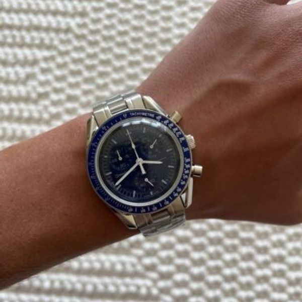 OMEGA MOONSWATCH METAL MOD - Mission to Neptune | WatchCharts Marketplace