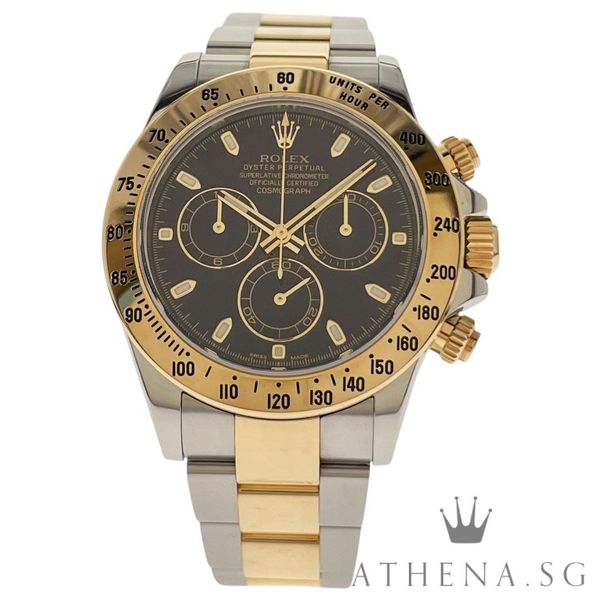 ROLEX YELLOW ROLESOR OYSTER PERPETUAL COSMOGRAPH DAYTONA “F” SERIES ...
