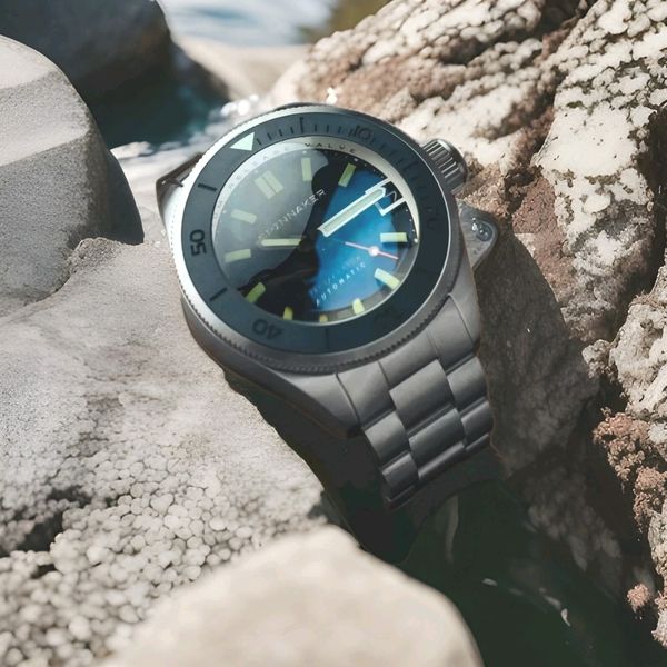 Spinnaker Automatic Piccard Dark Cerulean SP-5098-22 1yr Warranty ...