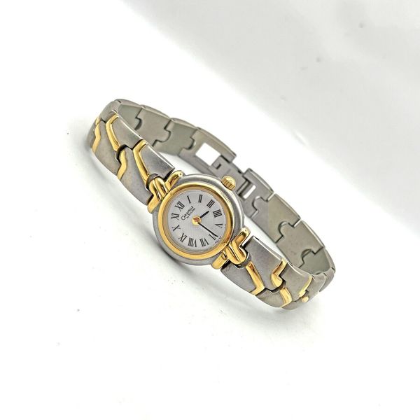 Vintage Caravelle by Bulova Tiny Face Dress Watch 1998 2 Tone 19mm ...