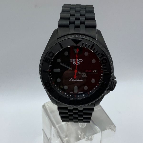 SEIKO STEALTH BLACKOUT OPS LIMITED EDITION DAY DATE AUTOMATIC 42MM ...