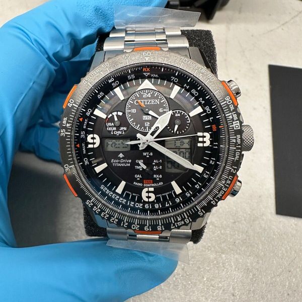 Citizen Promaster Skyhawk Super Titanium Sapphire World Time JY8108-53E ...