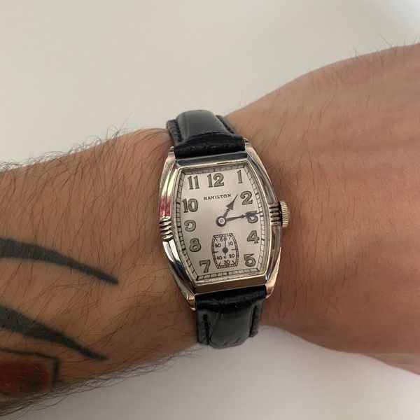 [WTS] Vintage Hamilton Art Deco 1930s in White Gold | WatchCharts