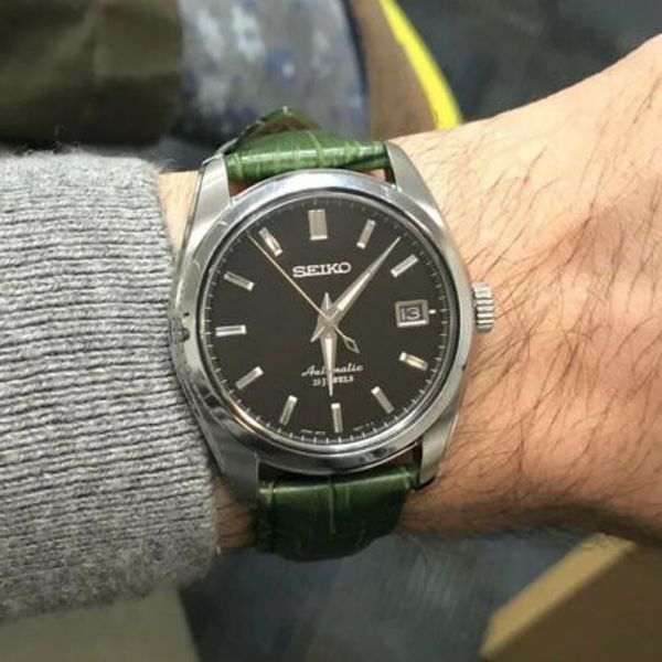 Seiko Sarb033 Box & Papers Bonus Green Leather Strap Japan Jdm ...