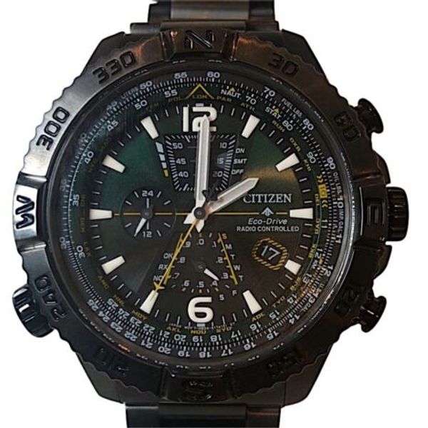 Citizen Promaster Navihawk A-T Eco Drive Radio Controlled H804 Wrist ...