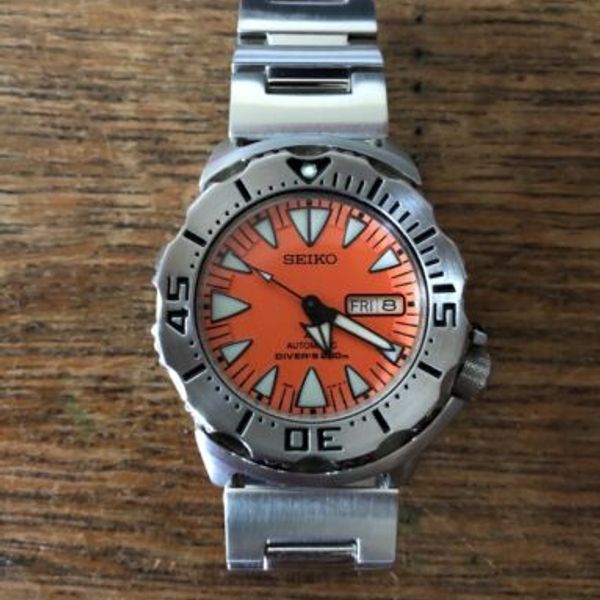 Seiko SRP309 Gen 2 Orange Monster Automatic Dive Watch | WatchCharts ...