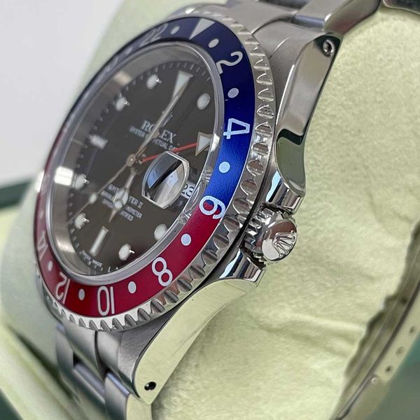 FS: Rolex GMT Master II Pepsi 16710 Holes SEL Mint Complete Collectable ...