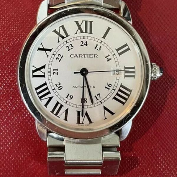 Cartier Ronde Solo de Cartier $3,850! W/ Receipt!! Automatic Men's ...