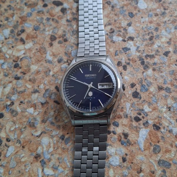 Vintage Seiko Quartz Type II JDM 0903 8110 September 1976 Kanji Blue ...