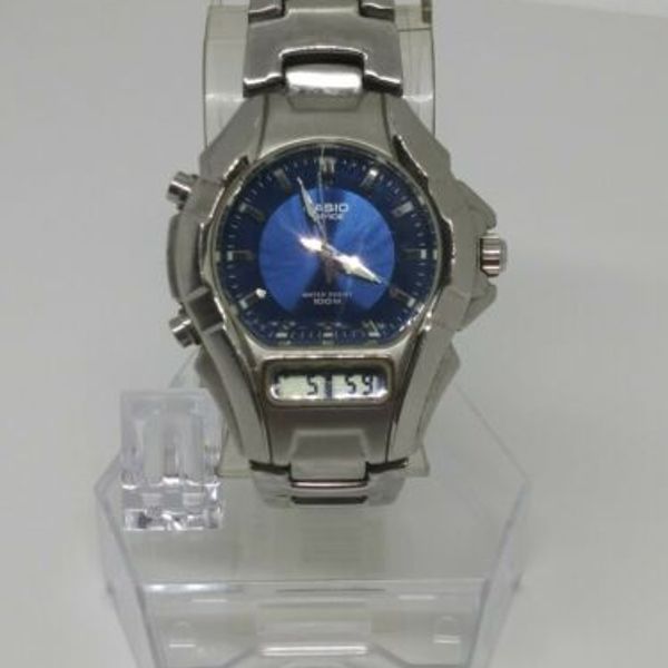 Casio Watch Vintage Edifice EFA-100 2318 Digital/Analog Quartz New ...