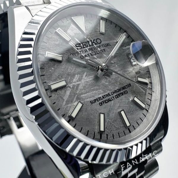 [BUILD] Seiko premium datejust meteorite dial mod watch | WatchCharts ...
