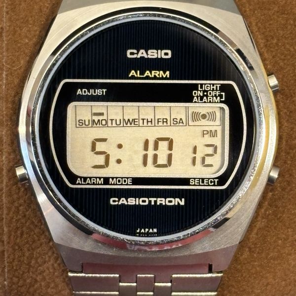 Vintage Casio Casiotron 25CR-16 Digital Watch Alarm & Light. Box And Manuals | WatchCharts ...