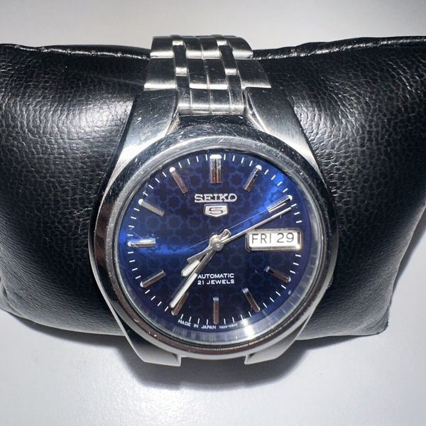 Seiko 5 Sports Blue Men's Watch - SNXS77 (Decent Condition ...