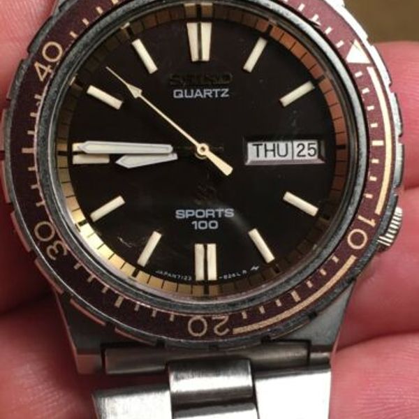 Vintage Seiko Quartz 7123-823F Sports 100 | WatchCharts