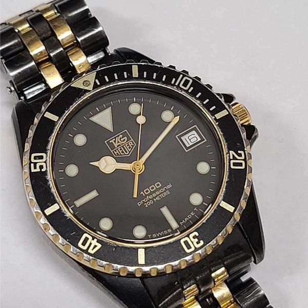 Vintage TAG HEUER 1000 Professional 980.029 L Watch WORKING TGH98 ...
