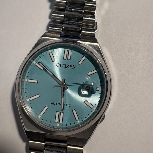 Citizen Tsuyosa Automatic Ice Blue Dial Stainless Steel Watch NJ0200 ...