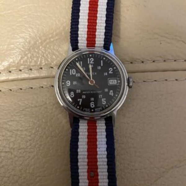 Vintage Timex Sprite Military Style Men's Watch On NATO Strap ...