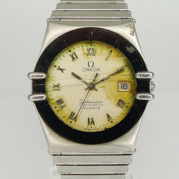 DEFEKTE Omega Constellation Edelstahl Unisex Quartz Chronometer - Ref ...