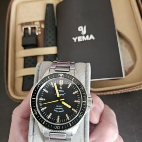 Yema Navygraf Heritage Automatic With Bracelet And Strap | WatchCharts ...