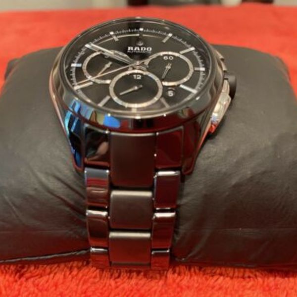 Rado Hyperchrome XXL Black Dial Ceramic Chrono Automatic Men's Watch ...