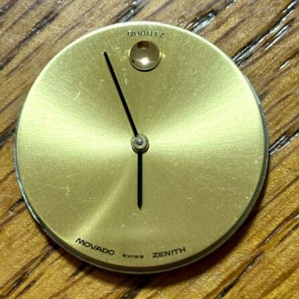 Movado Gold Tone Menâ s Movement | WatchCharts Marketplace