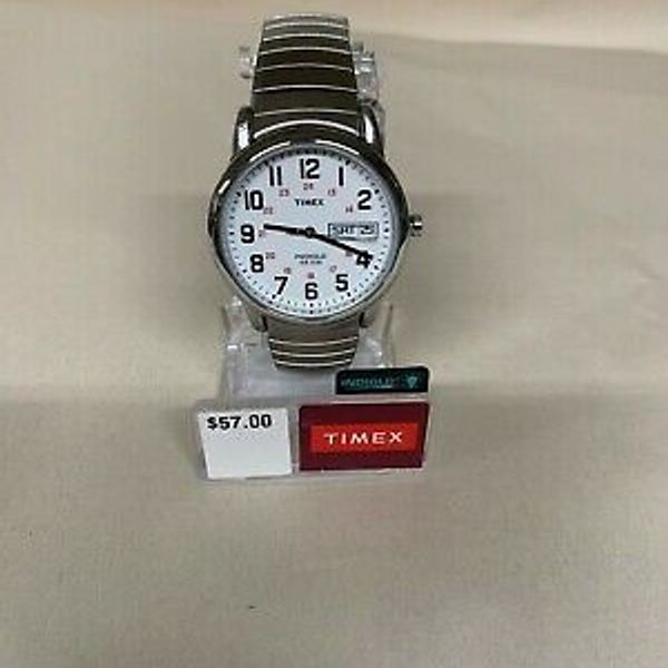Timex Mens Easy Reader Classic Indiglo Watch #2N091( extra long ...
