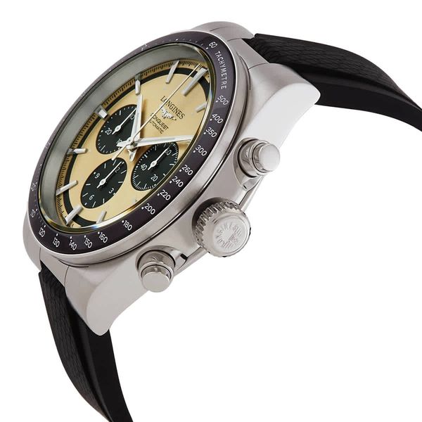 Longines Conquest Chronograph Automatic Bronze Dial Men's Watch ...