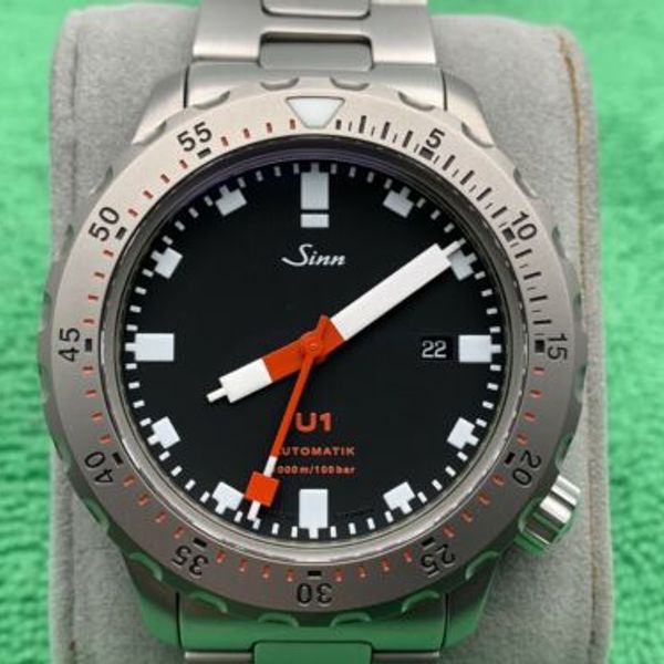 Sinn U1 Automatic 1000M Diver On Bracelet With Rubber Strap Full Set | WatchCharts Marketplace