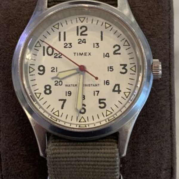 Rare Vintage Timex J Crew Military Field Watch “Circa 2010”-New Battery ...