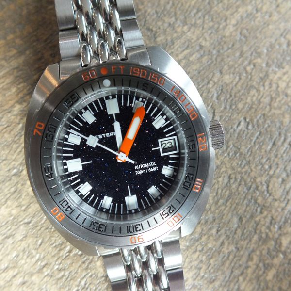Seestern 300T Aventurine Dial Diver DOXA Homage. | WatchCharts Marketplace