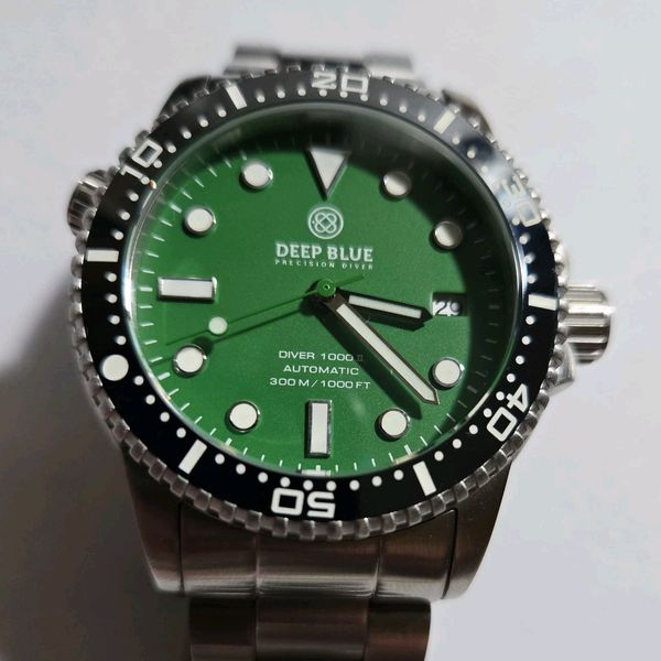 Deep Blue Automatic Watch | WatchCharts Marketplace