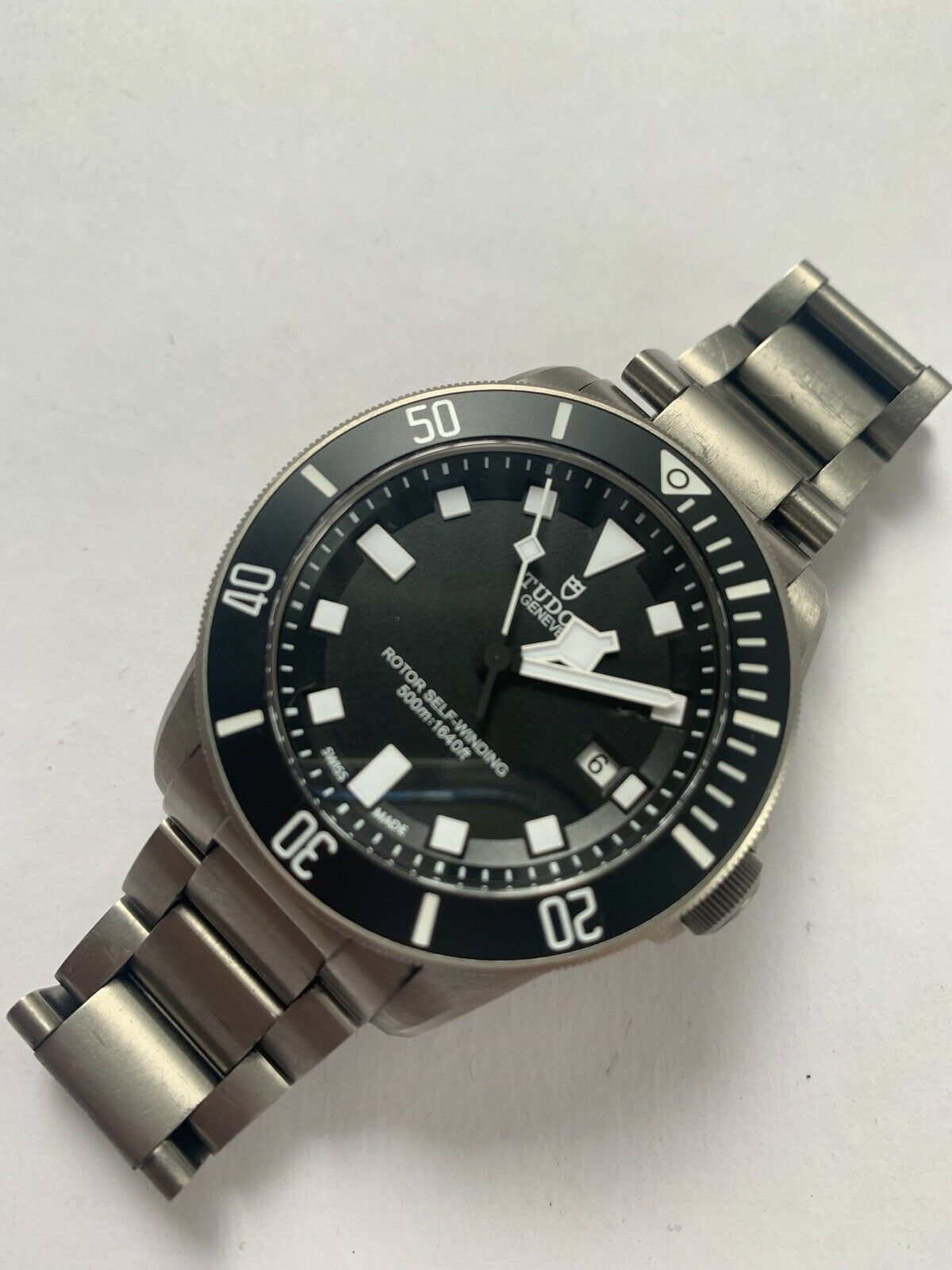 TUDOR PELAGOS 25500TN, TITANIUM, TWO LINE DIAL DISCONTINUED, FULL SET ...