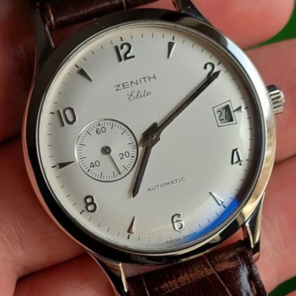 ZENITH Elite Ultra Thin Ref.01 0125 680 Automatic Cal.680 Swiss Men's ...