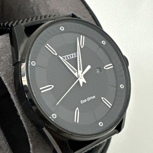 Citizen Eco-Drive CTO Men's Black Dial Milanese Bracelet Watch 42mm ...