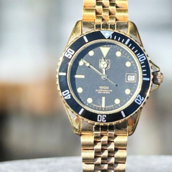 tag heuer 1000 professional gold | WatchCharts Marketplace