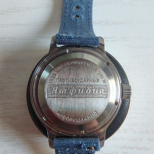 Vostok Amphibia Blue Dial scuba dude Watch | WatchCharts Marketplace