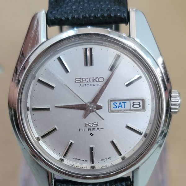 1970S VINTAGE KING SEIKO KS 5626 HI BEAT 28800BPH AUTOMATIC 25J SS MENS WATCH | WatchCharts ...