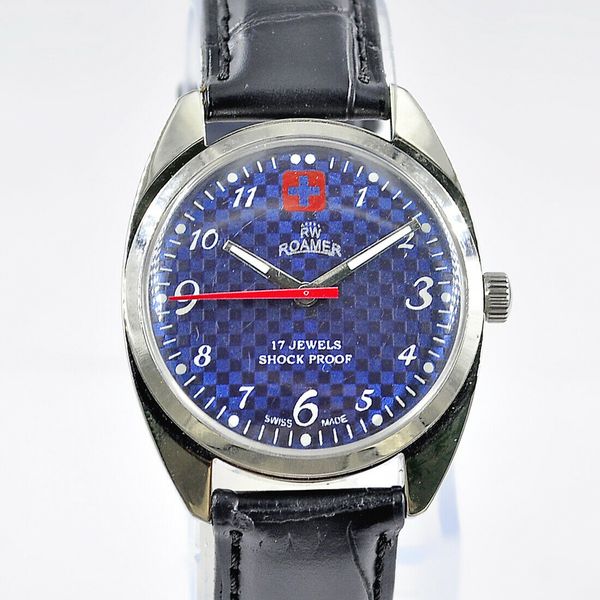 Vintage Roamer 17 Jewels Mechanical Shock Proof Restored Excellent Men ...