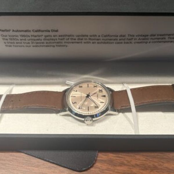 Timex Marlin Automatic California Dial 40mm Watch TW2U83200 New ...