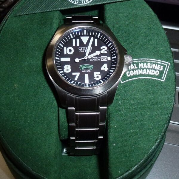 CITIZEN ROYAL MARINES TITANIUM WATCH AND STRAP | WatchCharts Marketplace