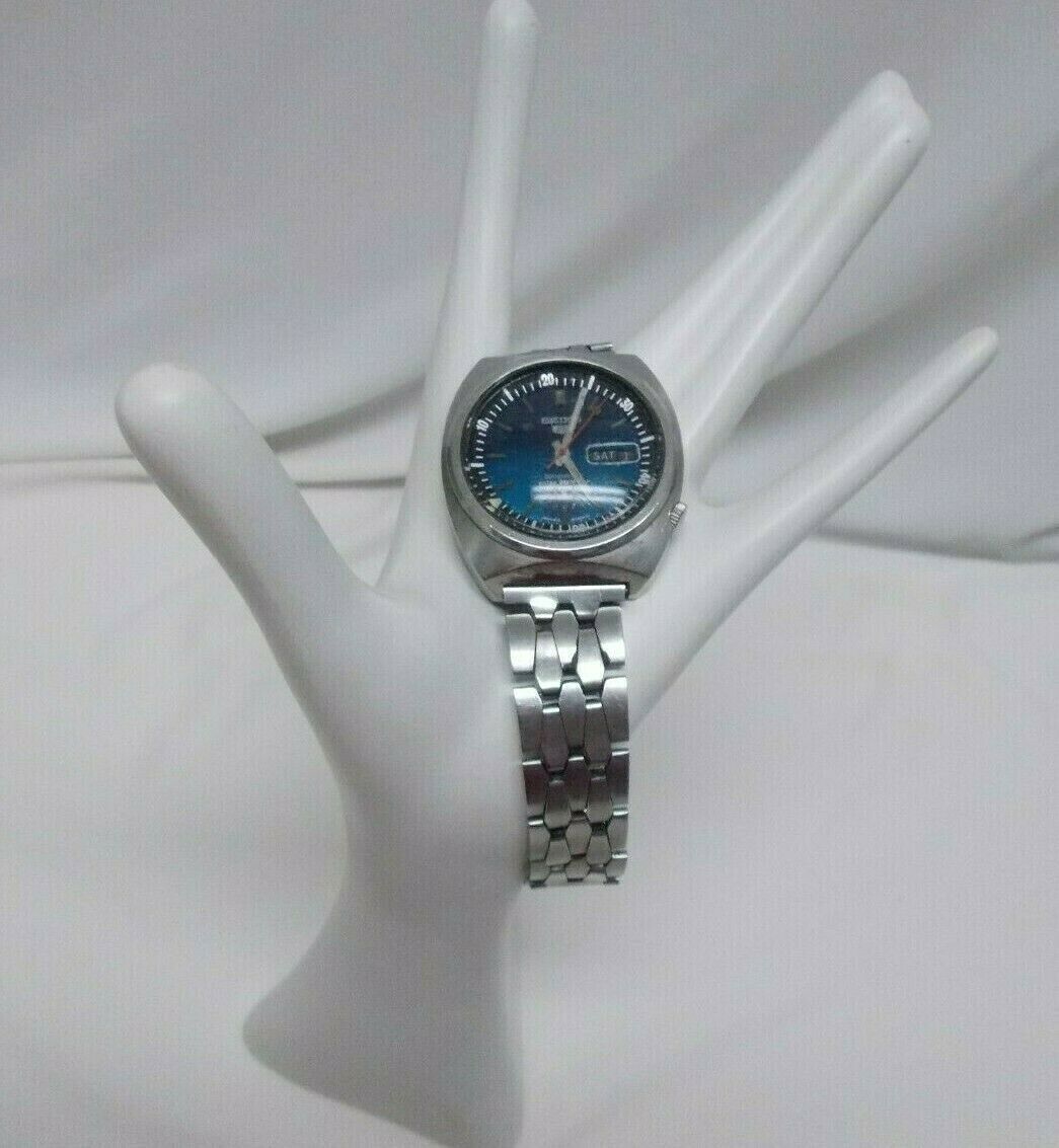 Seiko 5 Sports Men's Watch Automatic 6119-6020 21 Jewels Internal Bezel ...