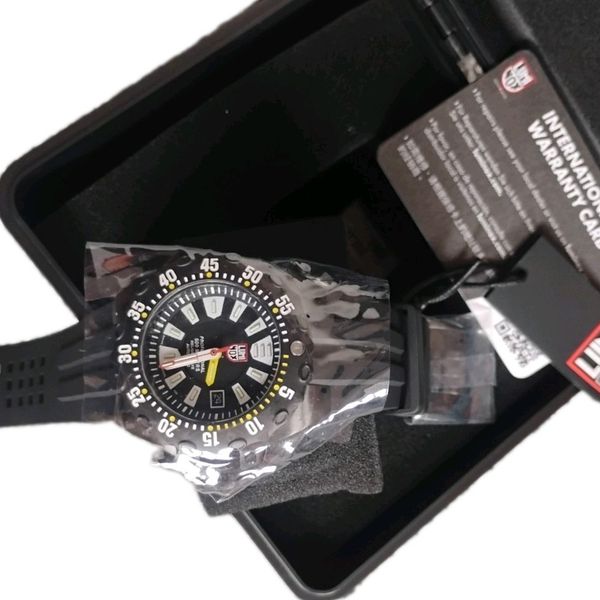 Luminox Deep Dive 44mm 1500 Series Steel Black Dial Automatic Men Watch ...