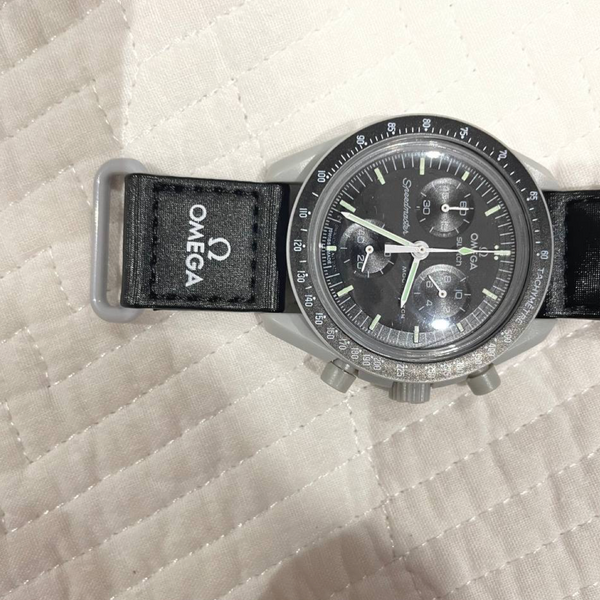 OMEGA x Swatch Speedmaster MoonSwatch Men's Black Watch - SO33M100 ...