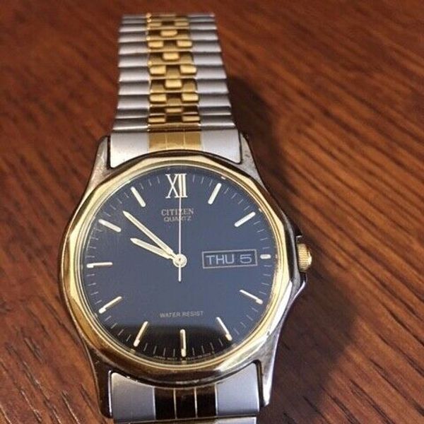 Vintage Citizen Quartz Watch Mens Two Tone 5500-S24361 HSB ...