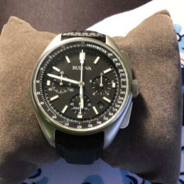 Bulova Men's Lunar Pilot Chronograph Watch 96B251 Preowned ...