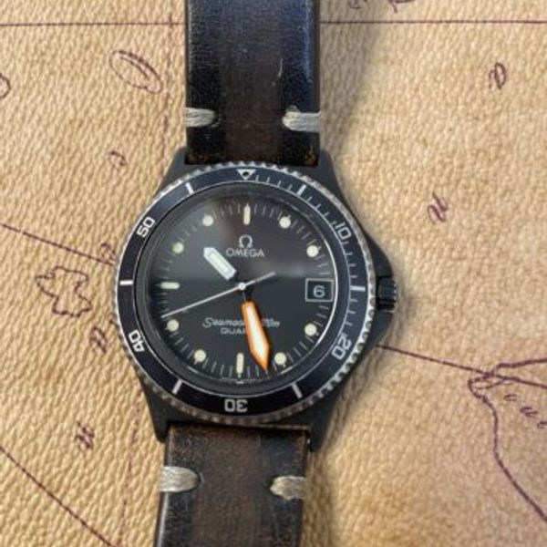 Omega Seamaster 120m ‘Calypso’ PVD- Rare Vintage Diver - 38mm Quartz ...