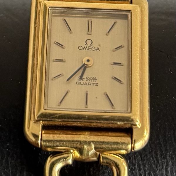 Vintage OMEGA DEVILLE Cal. 1350 Quartz Push Crown Ladies Watch ...